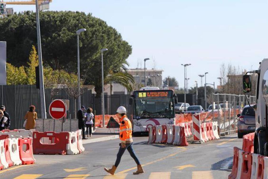 CARTE. Voici le tracé du bus-tram entre Antibes et Valbonne et la mise ...