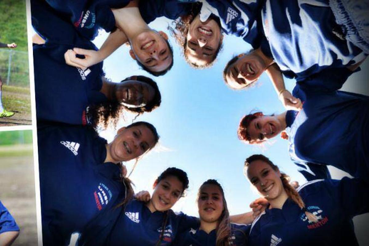 PHOTOS. Sur un stade de rugby, les filles assurent aussi à Menton
