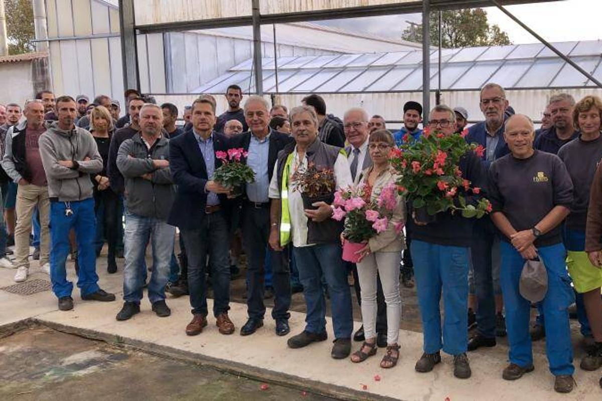 Espaces verts : les agents félicités pour la reconduction de la 4e fleur