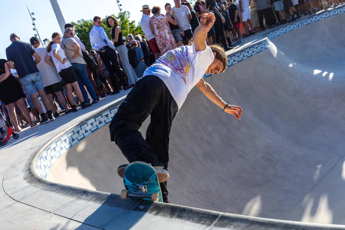 "Un espace inspirant et moderne": ça slide déjà au skatepark de la Base ...