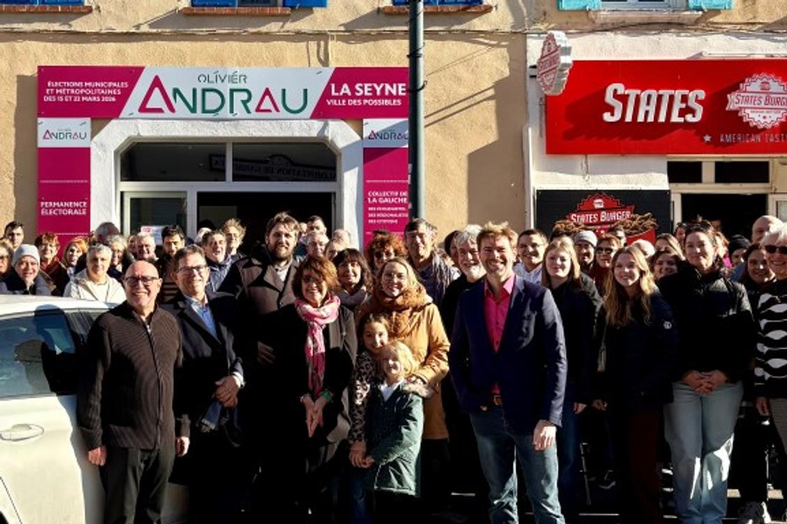 Municipales 2026 : Olivier Andrau (PS) inaugure son QG de campagne et ...