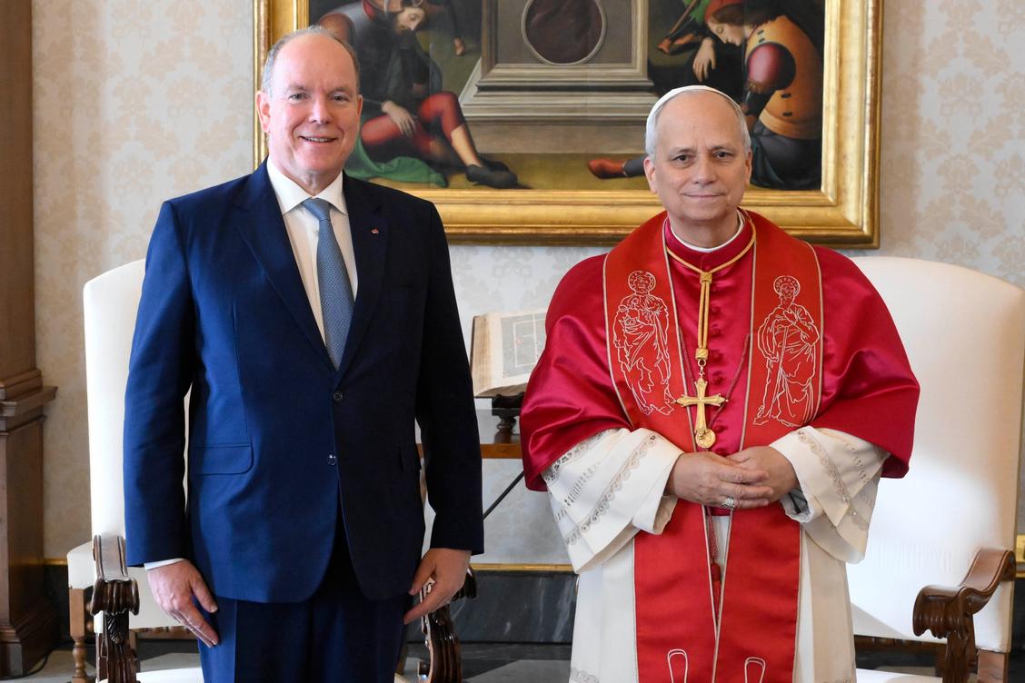 Le prince Albert II a rencontré le pape Léon XIV lors d’une audience ...
